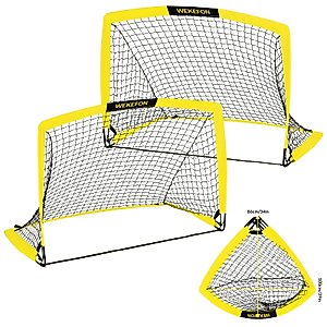 WEKEFON Soccer Goals, Set of 2 - Size 3.6'x2.7' Portable Foldable Pop Up Soccer Net for Backyard Training Goal for Kids and Youth Soccer Practice with Carry Bag