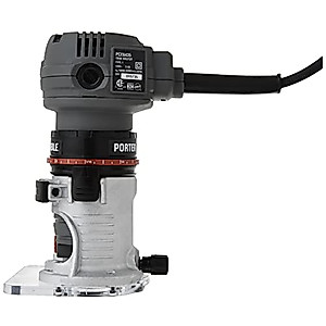 PORTER-CABLE Porter Cable Router, Variable Speed, 1/4-Inch Laminate Trimmer, 5.6-Amp (PCE6435)