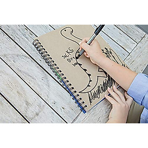 UCreate Create Your Own Cover Sketch Diary, Nat. Chip Cvr., 11" x 8-1/2", 50 Sheets