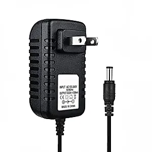 Qjin Baby Swing Power Cord, Replacement Adapter for Fisher Price, Ingenuity and Others 6V DC Baby Swing, 6.5 Feet