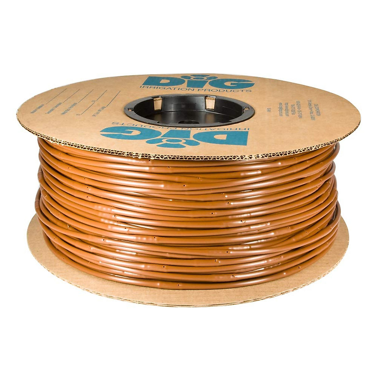 ML-506B ¼” 500’ MICROLINE™ Dripline, 6” Dual Outlet Emitter Spacing, UV-Resistant, Durable Poly Tubing for Garden Irrigation, Flexible, Water-Efficient, Easy Installation, Long-Term Use (Brown)
