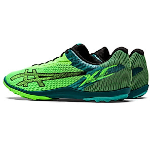 ASICS Unisex Resurgence XC Cross Country, 9.5, Green Gecko/Black