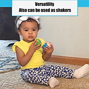 LHYCS 8PCS Wooden Percussion Eggs, Colorful Musical Easter Maracas Egg Shakers