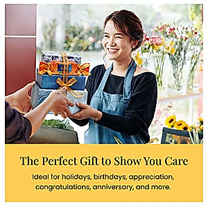Broadway Basketeers Gourmet Chocolate Food Gift Basket Tower Snack Gifts for Women, Men, Families, College – Delivery for Holidays, Appreciation, Thank You, Congratulations, Corporate, Get Well Soon, Care Package