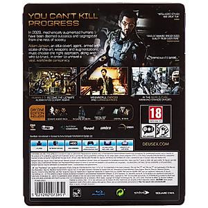 Deus Ex Mankind Divided Day One Edition Steelbook PS4