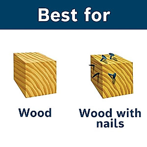 BOSCH NS5003 3-Piece Nail Strike Wood-Boring Spade Bits Assorted Set Optimized for Wood and Wood with Nails