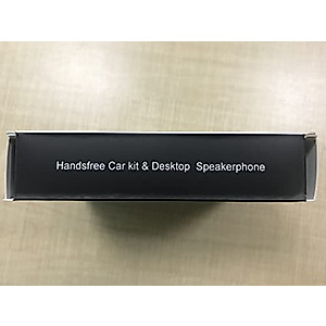 SUNITEC Handsfree Bluetooth for Cell Phone, Bluetooth 5.0 Car Speaker Motion AUTO ON Off Support Siri Voice Assistant Bluetooth Car Kit Receiver Handsfree Speakerphone with Visor Clip - BC980P