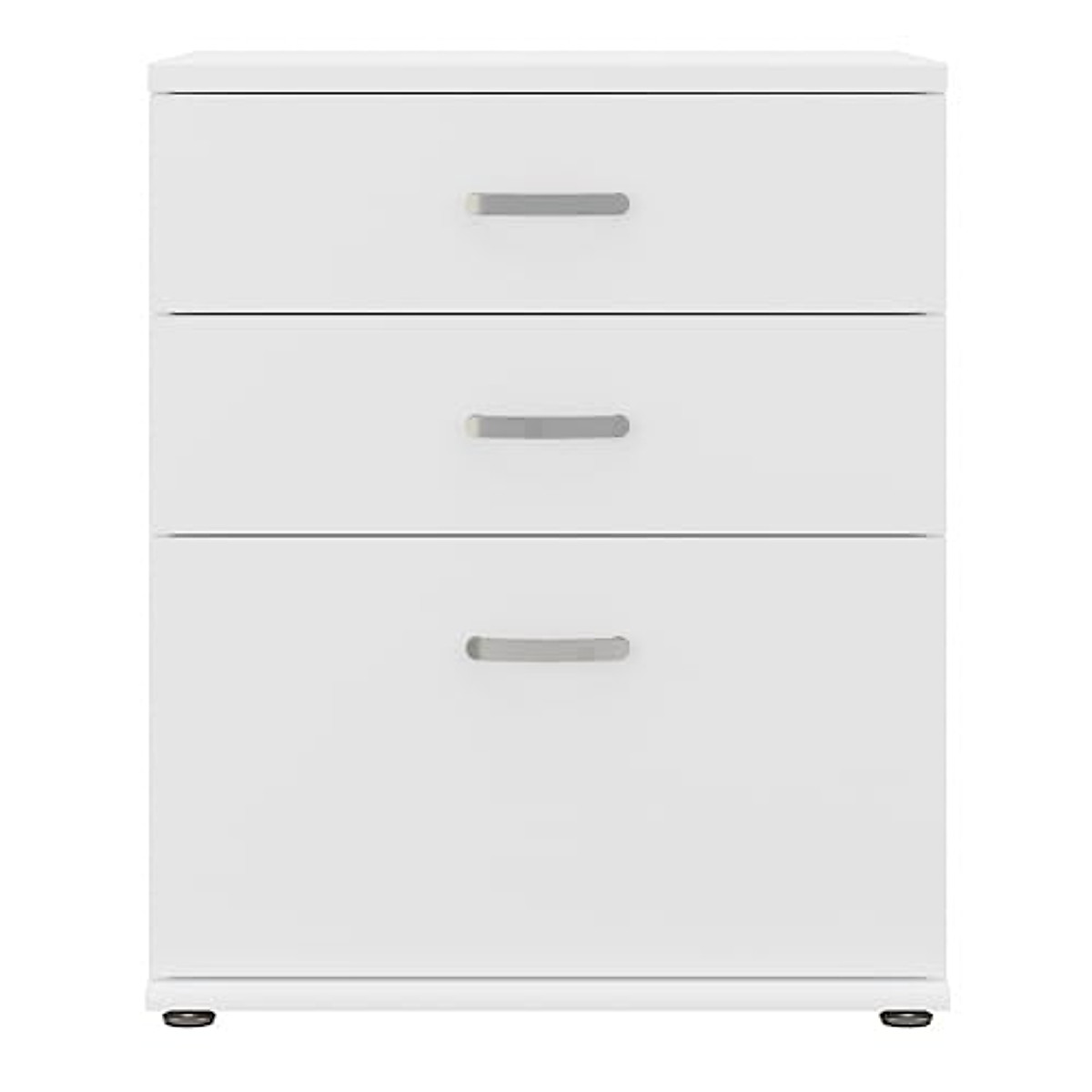 Bush Business Furniture Universal Laundry Room Storage Cabinet with Drawers, White