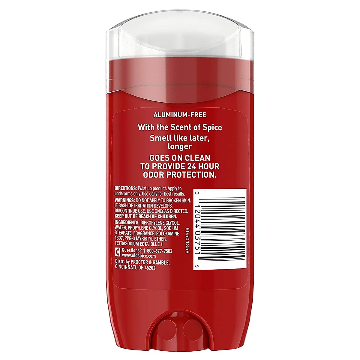 Old Spice Red Collection After Hours Scent Deodorant for Men, 3.0 oz, Pack of 3