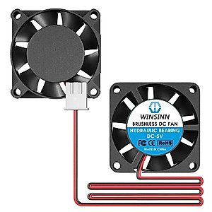 WINSINN Mini 25mm Fan 5V Hydraulic Bearing Brushless 2507 25x7mm - High Speed (Pack of 4Pcs)