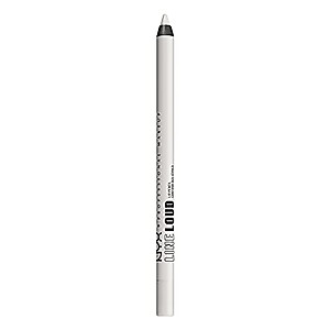 NYX PROFESSIONAL MAKEUP Line Loud Lip Liner, Longwear and Pigmented Lip Pencil with Jojoba Oil & Vitamin E - Gimme Drama (White)