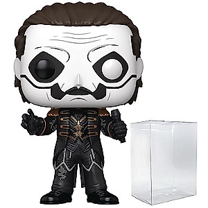 POP Rocks: Ghost - Papa Emeritus IV Funko Vinyl Figure (Bundled with Compatible Box Protector Case), Multicolored, 3.75 inches