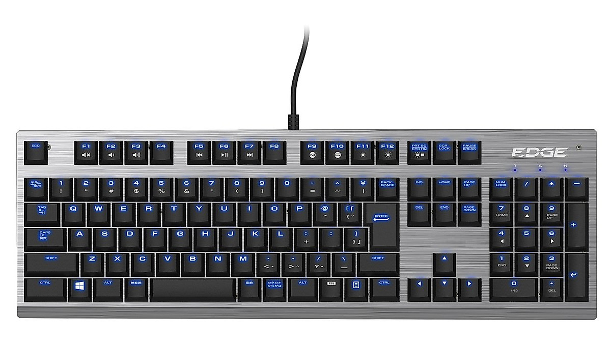 HORI EDGE 201 Mechanical Gaming Keyboard – Fast Response & Durable
