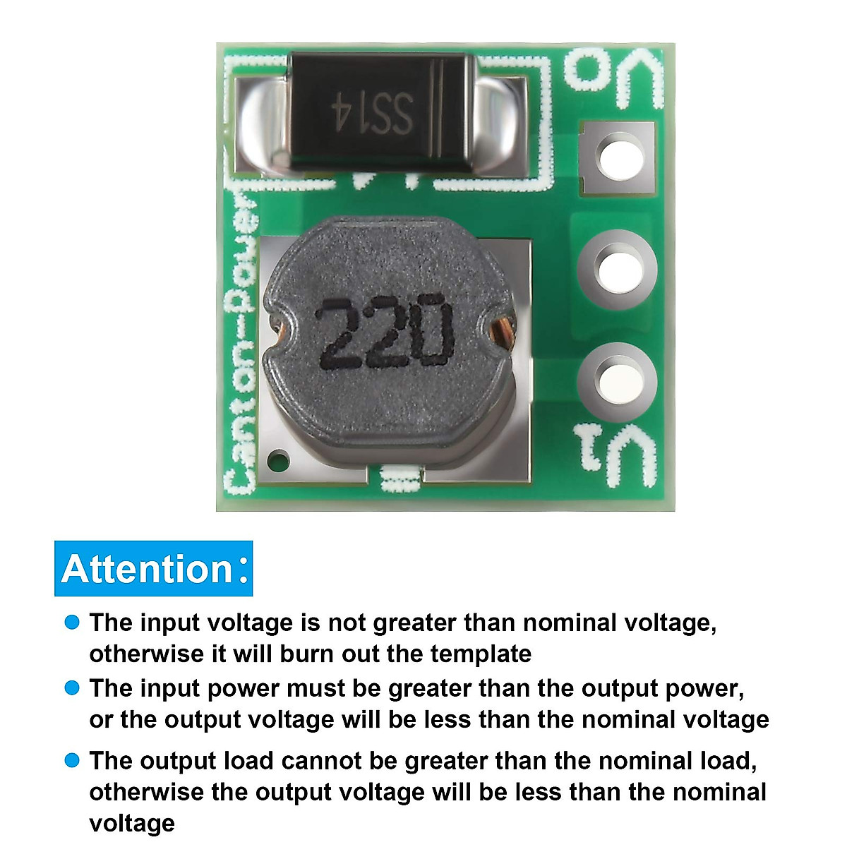 Weewooday DC-DC Step up Power Module Output Voltage 5V Boost Converter 1.5v 1.8v 2.5v 3v 3.3v 3.7v 4.2v to 5v Regulator Voltage Boost Converter Board(10 Pieces)