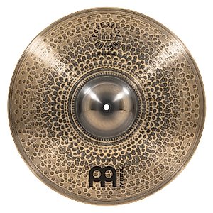 Meinl Cymbals Pure Alloy Custom 18" Medium Crash Cymbal — Made in Germany — Smoked Bronze Finish, 2-Year Warranty (PAC18MC)