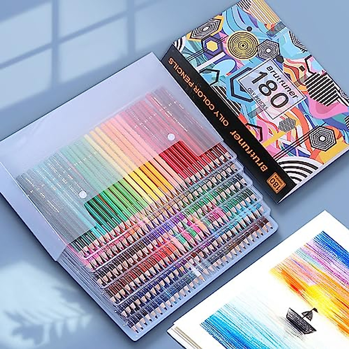 DAPNHA 120 Colored Pencils Set for Artists and Crafters