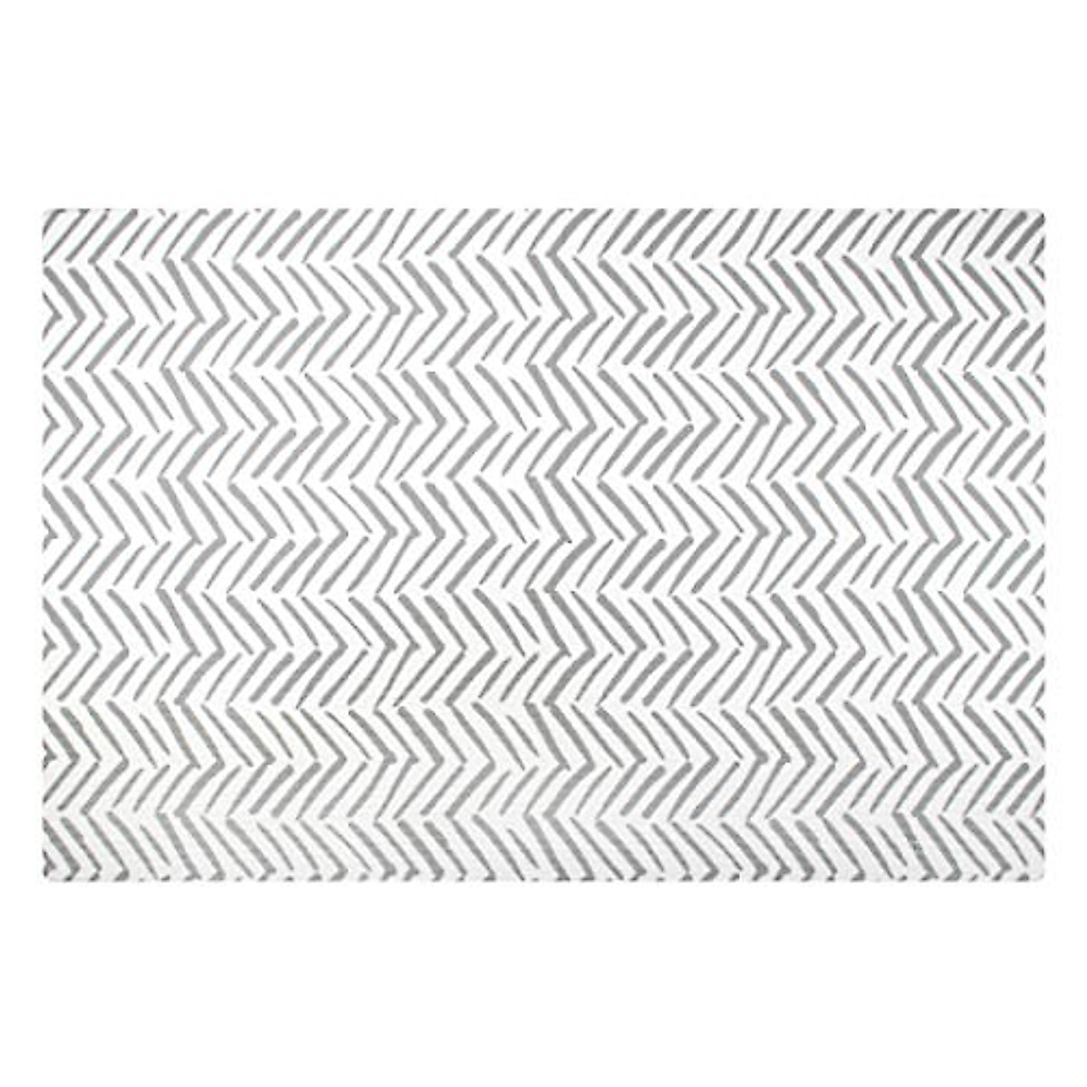 Baby Play Mat | One-Piece Reversible Foam Floor Mat | Large | Eco-Friendly | Extra Soft | Non-Toxic | Baby | Toddlers | Kids (Grey Dash + Diamond, Large)