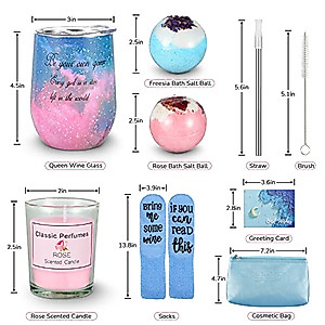 ZOMCHAIN Birthday Gifts for Women, Unique Gift Baskets for Mom Girlfriend Best Friend Sister Gift. Personalized Thank You Gifts for Friends Female. Relaxing Spa Gift Set for Women Gift