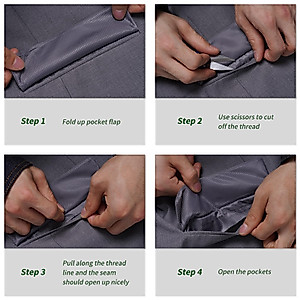 Mens Blazer Jacket - Classic Fit Sport Coat, Casual Suit Jacket, Regular/Short/Tall Grey