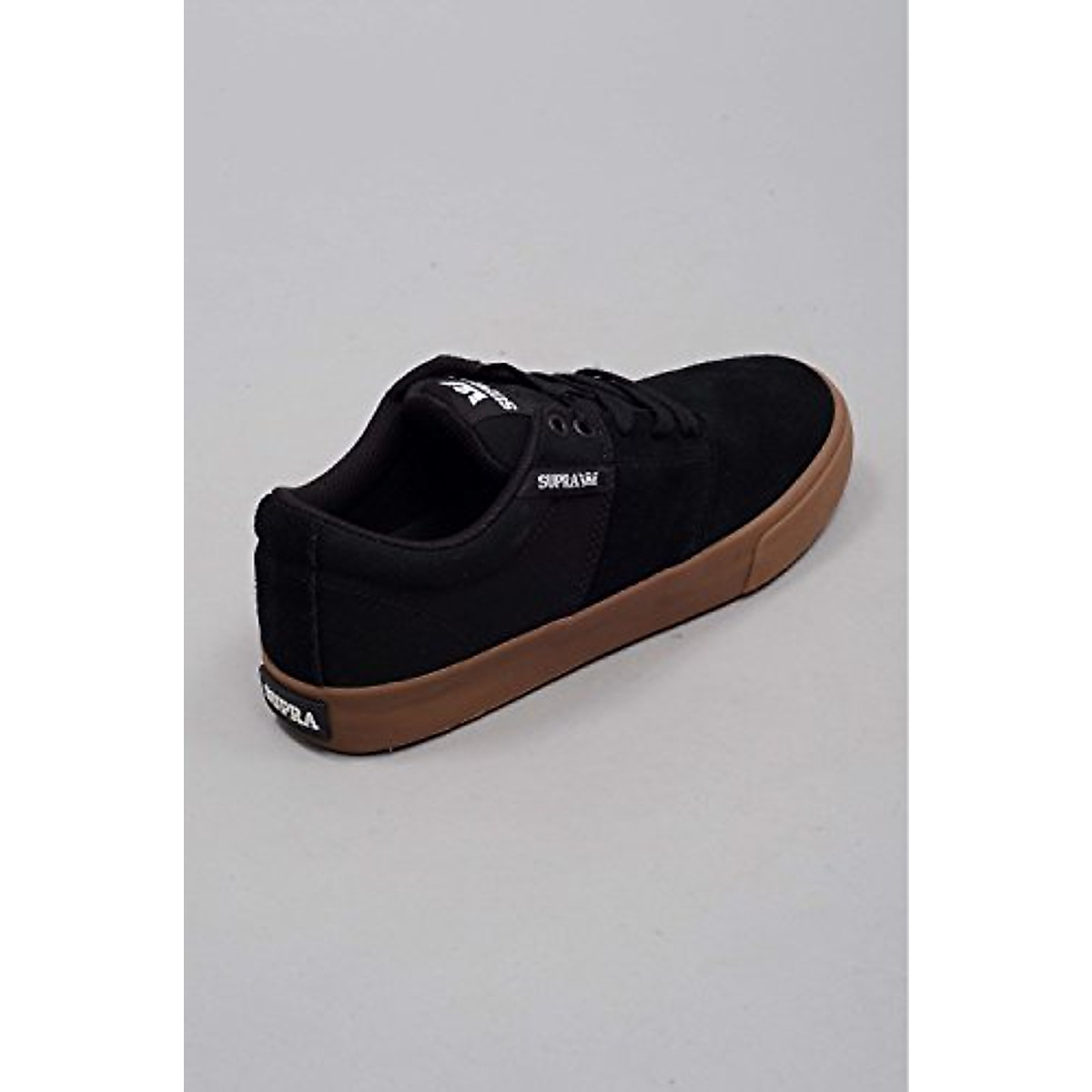 Supra Men's Stacks Vulc II Fashion-Sneakers, Black-Gum, 10.5