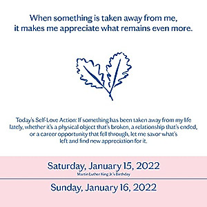 A Year of Self-Love Page-A-Day Calendar 2022: Daily Affirmations and Actions for Self-Compassion and Self Worth.