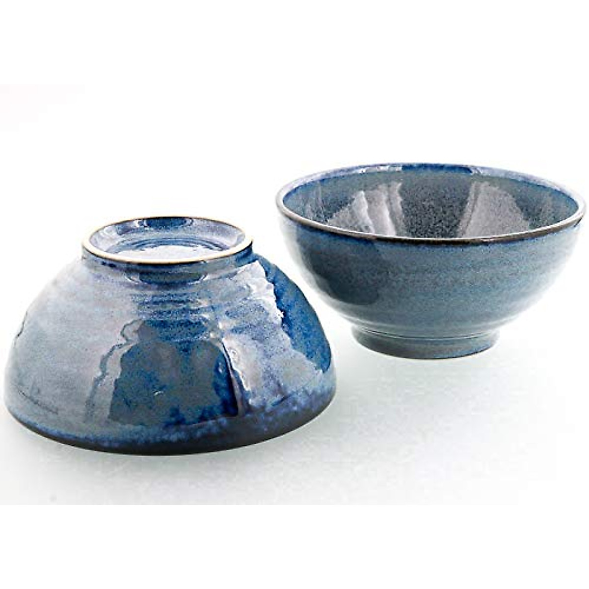 38.9 oz Ramen, Sanuki Donburi Bowl - Navy Blue, Youhen-kon