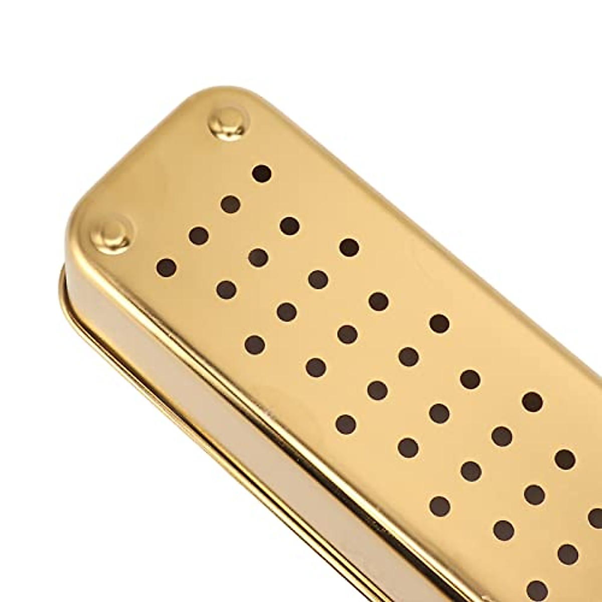 Cutlery Tray, Food Grade Intelligent Drainage Lightweight Kitchen Chopstick Storage Box Practical with Lid for Restaur(Gold)