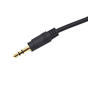 Kework 11.8 inch 1 to 5 Ways 3.5mm Splitter Extension Cord, 1/8 inch 3.5mm TRS Male Jack to Female Headphone Headset Extender Adapter Splitter Stereo Audio Cable (3.5mm TRS)