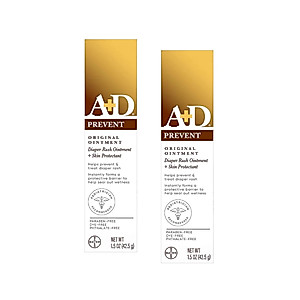 A&D Diaper Rash Ointment & Skin Protectant, Original -1.5 Ounces - 2 Pack