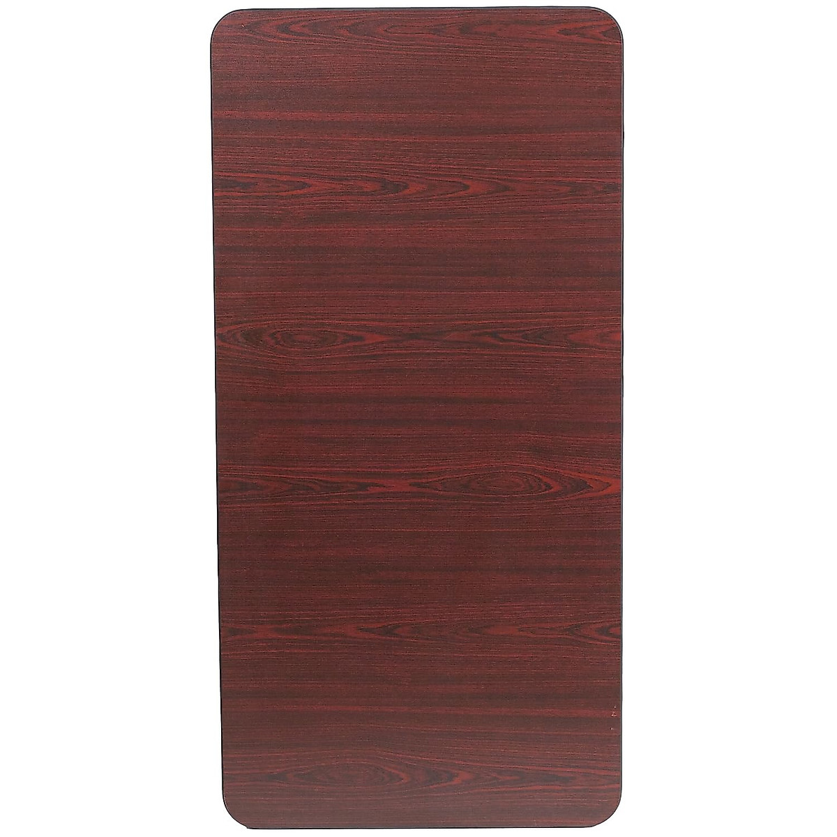 Flash Furniture Frankie 4-Foot Mahogany Melamine Laminate Folding Banquet Table