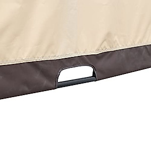 12’ X 9’ Outdoor Retractable Pergola Canopy, Steel Frame Grape Patio Gazebo, Backyard Shade Shelter, for Garden Porch Yard BBQ Beach, Beige+Brown