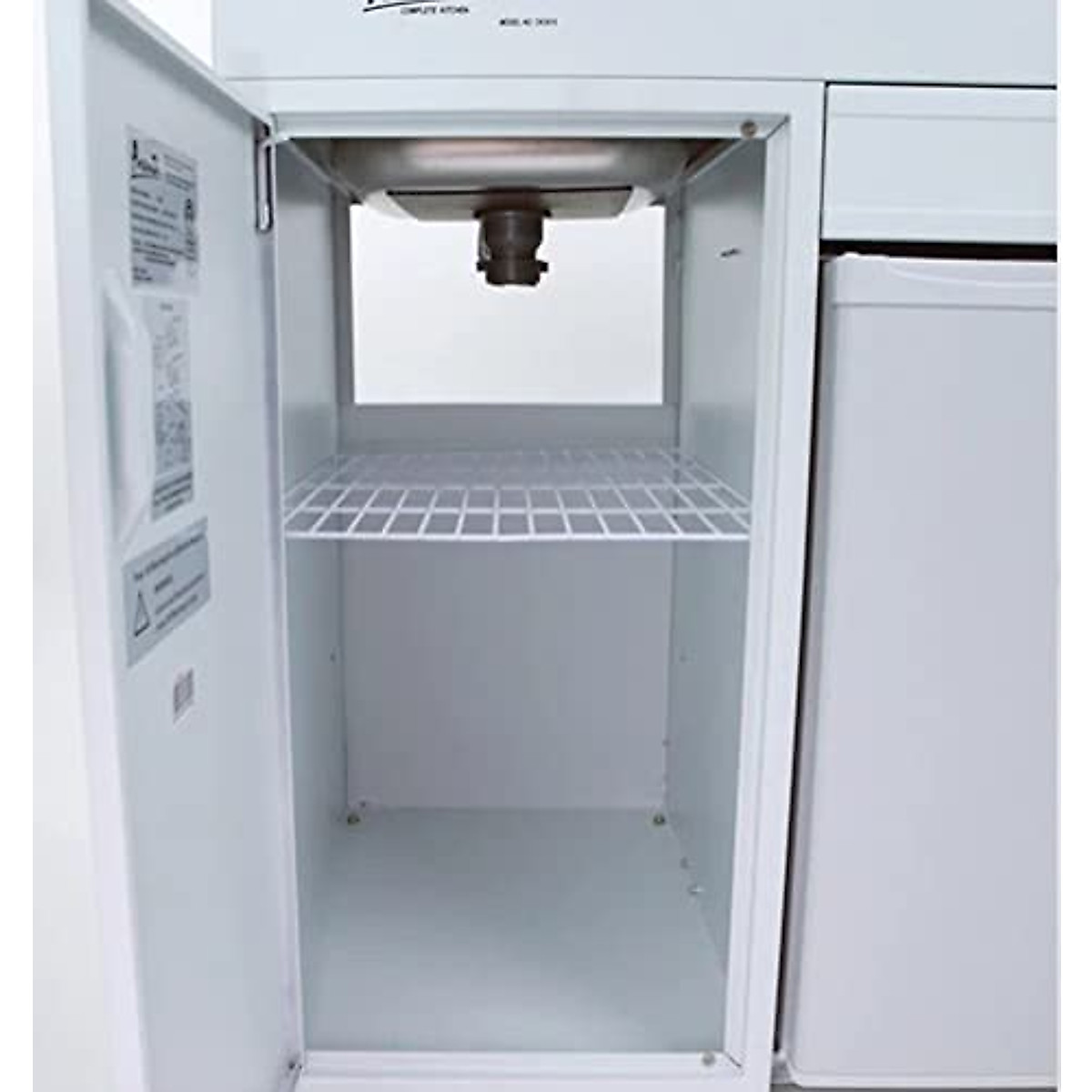 Avanti CK3616 36" Energy Star Rated Complete Compact Kitchen Stainless Steel Sink and White body