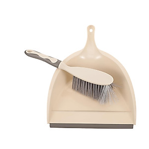 SKISUNO 1 Set Multifunctional Cleaning Brush Desktop Broom Living Room Mini Screen Cleaning Brush Cleaning Kit Mini Dustpan Desktop Cleaning Supplies Table Dustpan and Small Pans White