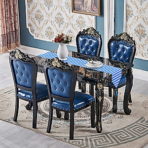 Wehhbtye 2 Pack Oktoberfest Table Runner -12 x71 Table Runner Oktoberfest Decorations with Tassels -Table Runner Dresser Scarves for Table Dinner Holiday Party (Oktoberfest Diamond, 2)