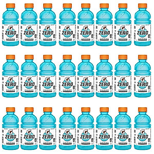 QUALITATT 10 BOX - with Flavor Cool Blue Zero 24 Pack of Sport Drink Plastic Bottles 12 fl oz