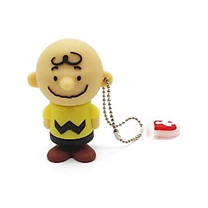 2.0 Charlie Brown 16GB USB External Hard Drive Flash Thumb Drive Storage Device Cute Novelty Memory Stick U Disk Cartoon