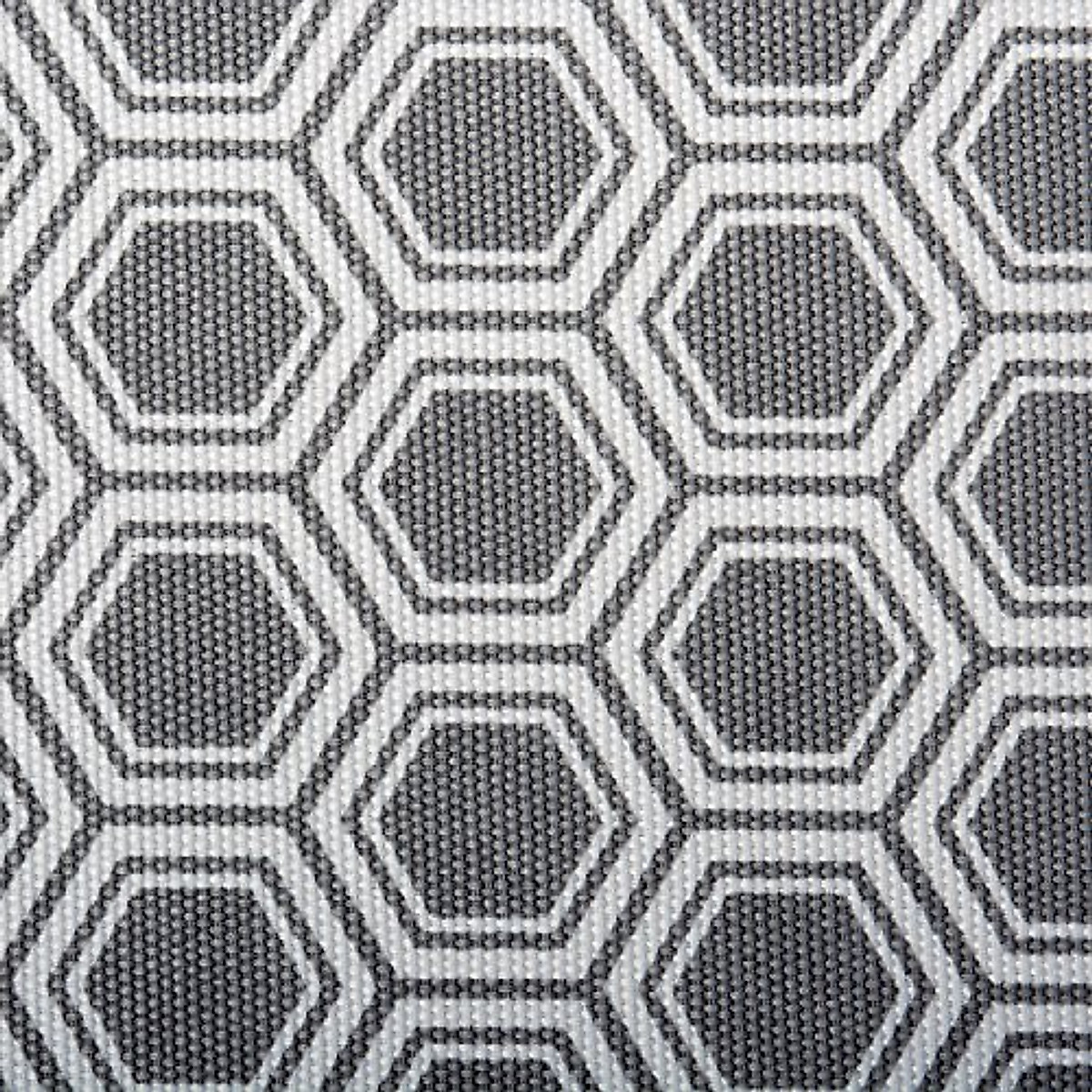 DII Collapsible Polyester Storage Cube, Honeycomb, Gray, Large