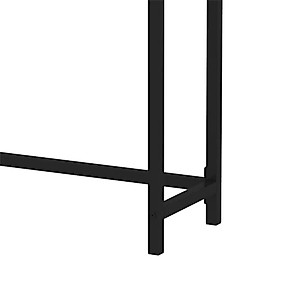 YEAR COLOR Console Table Narrow Sofa Table Entryway Table Sofa Table Narrow Long, Industrial Couch Table Hallway Table with Steel Frame for Living Room/Foyer