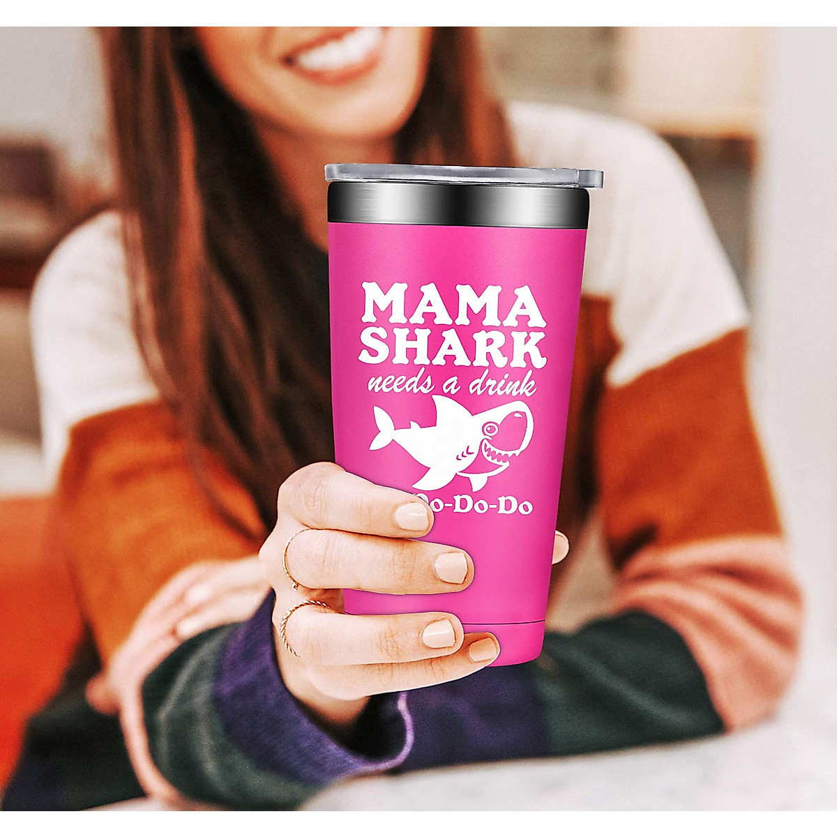 Fufendio Mothers Day Gifts for Mom from Daughter - Funny Best Mom Birthday Gifts from Son, Kids - Tumbler Mug Cup