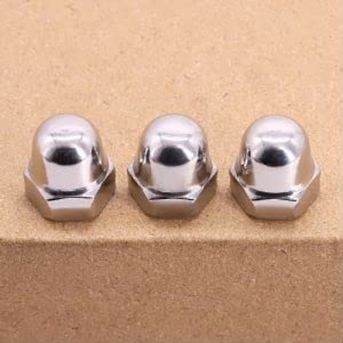 M4-0.7 (100 Pcs) Acorn Cap Nut, 304 Stainless Steel 18/8, Hex Drive, Hex Dome Head Cap Nut, DIN1587