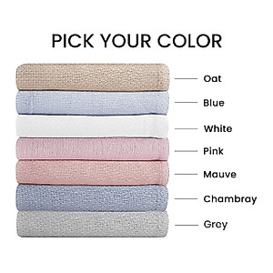 Little Pipers Deluxe 100% Natural Cotton Birdseye Cloth Diapers for Babies - Absorbent Cloth Diapers Burp Cloths - Pink - 6 Pack