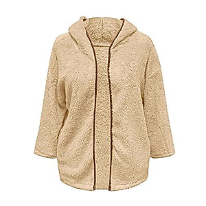 Long Cardigan with Hood Long Sleeve Dress for Women Black Fur Beige Cardigan for Women Cozy Cardigans for Women 2023 Casual Pants for Women Batwing Long Sleeve Light Jackets for Women Dressy Winter