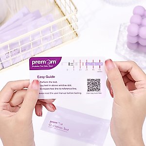 Premom Quantitative Ovulation Predictor Kit：40 Ovulation Tests + 10 Pregnancy Tests - Advanced Ovulation Test Strips Combo 40LH+10HCG Test