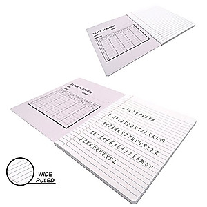 Emraw Premium Black Marble Composition Book Wide Ruled Paper Office Dairy Note Books 100 sheet Meeting Notebook Journals Hard cover Pack Of 4 Writing Book For school