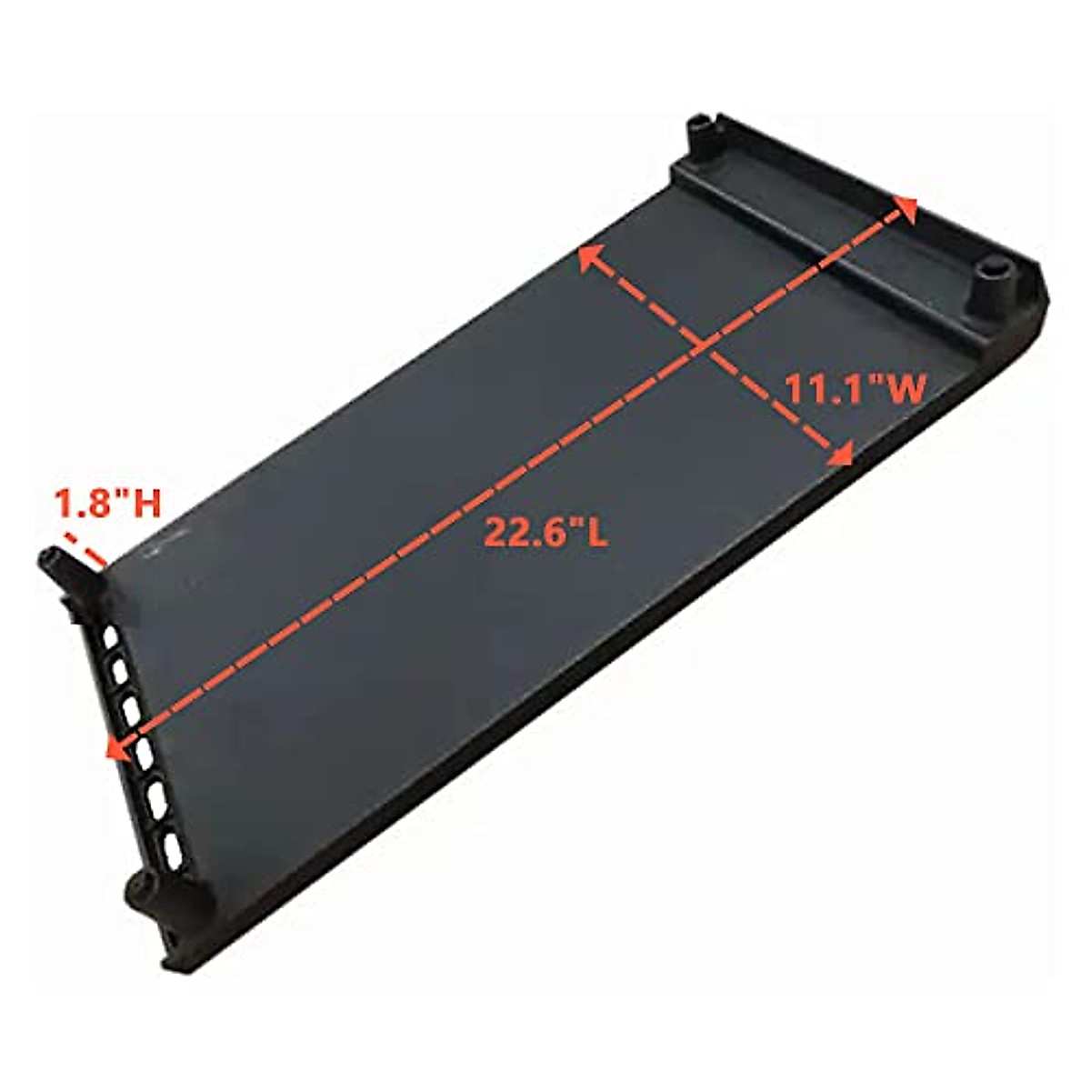 Thor Kitchen Cast Iron Griddle Pan Stovetop Double Burner, for Model HRG Gas Range Model HRT Rangetop, 22.6" x 11.1",Black,RG1032