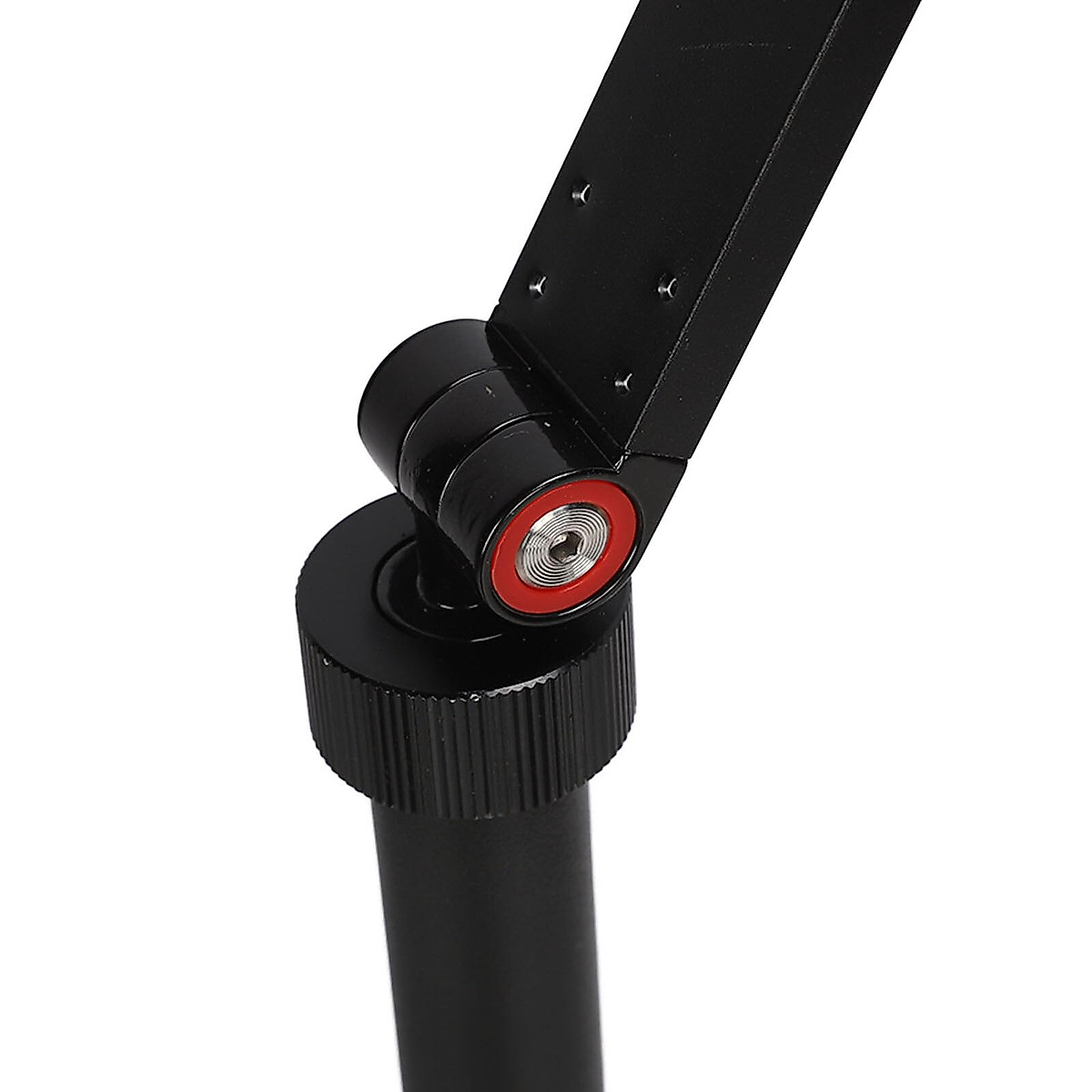 toyshi Eyelash LED Floor Light, Half Moon Lamp for Lash Extension Lighting for Beauty, Skincare, Eyebrows, Filming Content Creation with Phone Holder (Black)