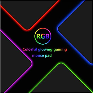 Mouse Pads RGB Anime Rimuru Tempest Gaming Mouse Pad XXL Computer Gamer Large Mousepad Led Big Carpet Keyboard Desk Mat with Backlight 30x60x0.4cm