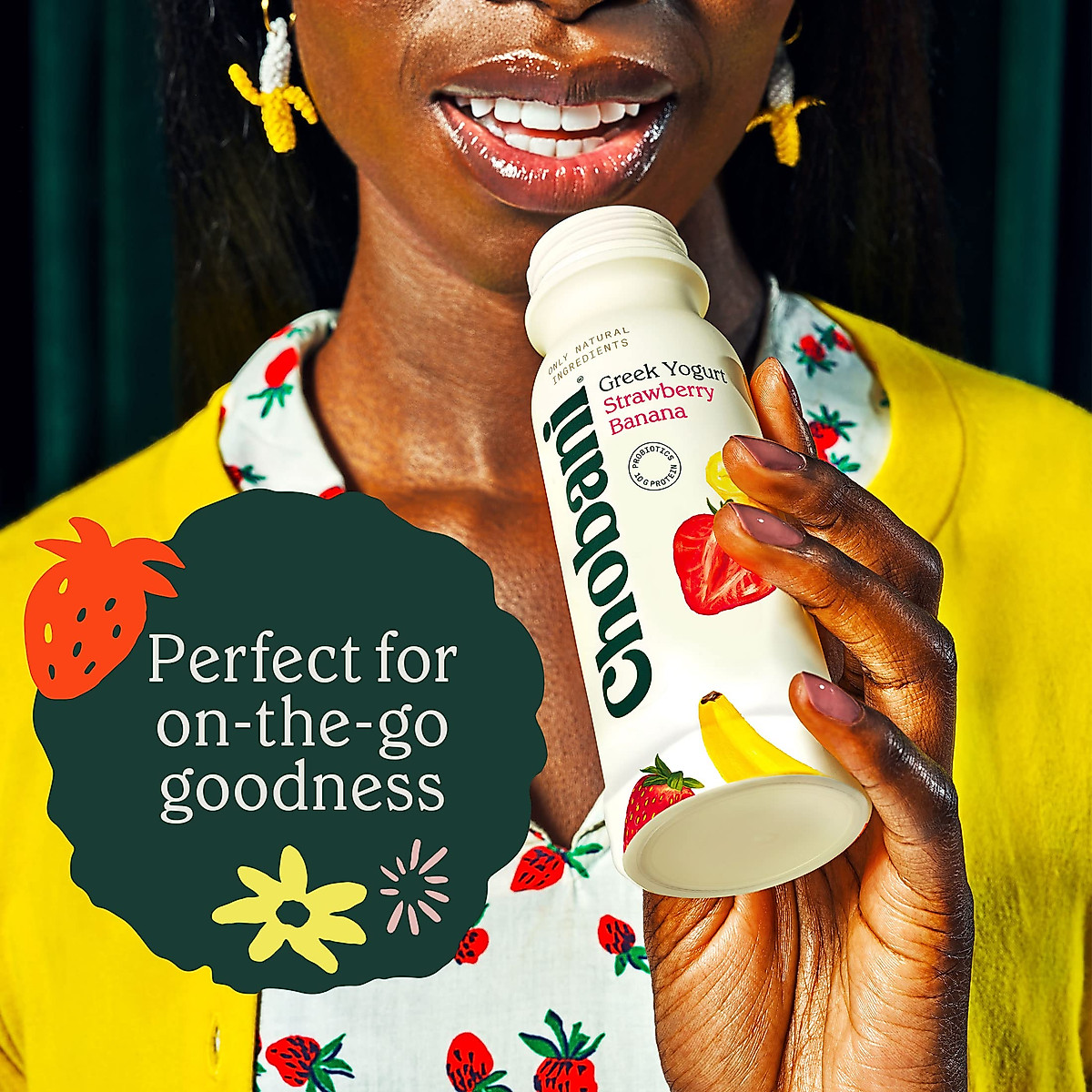 Chobani® Peach Low-Fat Greek Yogurt Drink 7 Fl oz