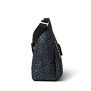 Baggallini Everywhere bagg with RFID, Charcoal Cheetah