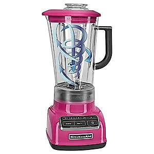 KitchenAid KSB1575CB 5-Speed Diamond Blender with 60-Ounce BPA-Free Pitcher - Cranberry